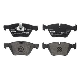 Brembo Bremsbelagsatz, Scheibenbremse XTRA LINE P 06 036X vorne rechts links ohne Zubeh&ouml;r f&uuml;r BMW 34112288876 34116769100 34112288875