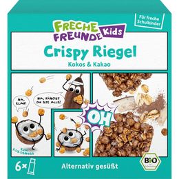 erdb&auml;r Freche Freunde Kindersnack Crispy Riegel Kokos & Kakao ab 3+ Jahren (6x23 g)