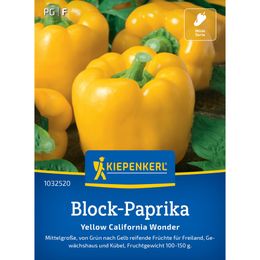 Block-Paprika 'Yellow California Wonder'