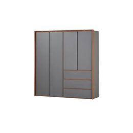 Playboy Kleiderschrank Victoria - grau - 200 cm - 212 cm - cm 67,0 - Sconto