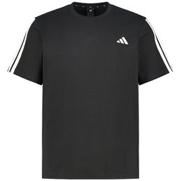 Gro&szlig;e Gr&ouml;&szlig;en Adidas T-Shirt mit Label-Print Farbe schwarz Gr&ouml;&szlig;e: XXL