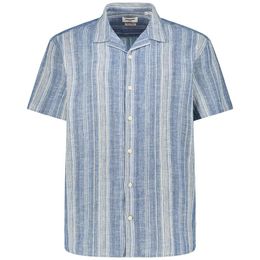 Jack & Jones Herren Gro&szlig;e Gr&ouml;&szlig;en | Jack&Jones Freizeithemd mit Leinen Farbe blau Gr&ouml;&szlig;e: 4XL