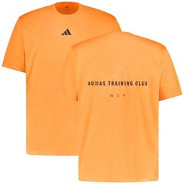 Gro&szlig;e Gr&ouml;&szlig;en Adidas T-Shirt mit Climacool Technologie, atmungsaktiv Farbe orange Gr&ouml;&szlig;e: 4XL
