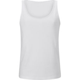 w&auml;schepur w&auml;schepur Damen Achselhemd mit filigranem Spitzenband, wei&szlig;, Gr&ouml;&szlig;e 38