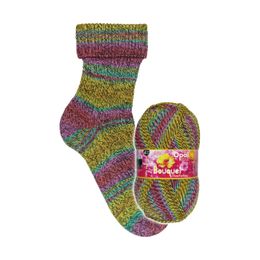 Sockenwolle Bouquet Moulin&eacute; 4-fach von Opal, Floral Fantasy, aus Schurwolle