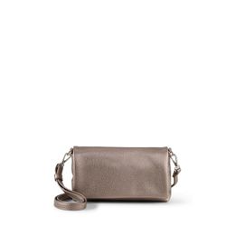 Tom Tailor Damen TTXIA Handtasche mit Umschlag, grau, Uni, Gr. ONESIZE