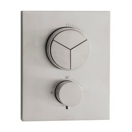 Herzbach Design iX Unterputz-Duscharmatur mit Thermostat, 17.803055.2.09,