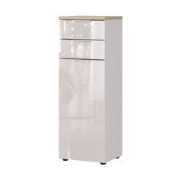 Tchibo - Schrank &raquo;Tavira&laquo; - 39x34x112cm - braun - Holz / Metall / Glas