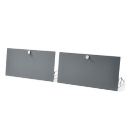Tchibo - Klappenerg&auml;nzungs-Set Metall &raquo;Cn3&laquo; - grau