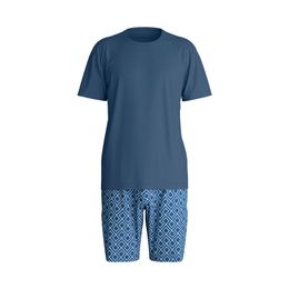 Tchibo - Calida Relax Streamline 2 Shorty-Pyjama - Herren - Gr. XL - print/print