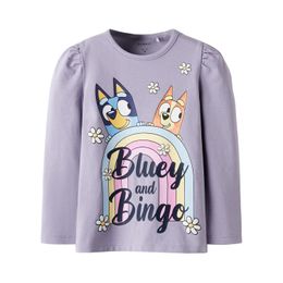 Tchibo - Name IT Kinder-Langarmshirt &raquo;Bluey&laquo; - M&auml;dchen - Gr. 110 - lila