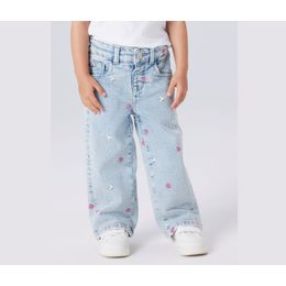 Tchibo - Name IT Kinder-Wide Leg Jeans - M&auml;dchen - Gr. 104 - blau