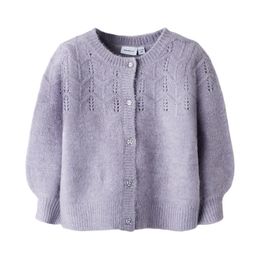 Tchibo - Name IT Kinder-Strickjacke - M&auml;dchen - Gr. 110 - lila