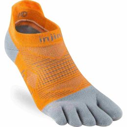 injinji Run Lightweight No-Show Bekleidung Unisex orange S