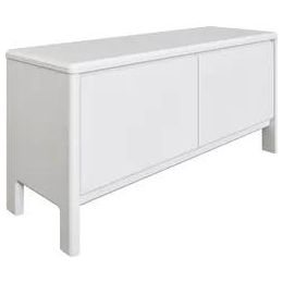 Kommode OTTO HOME "Luven", wei&szlig;, B:98cm H:48cm T:34cm, Massivholz, Sideboards, Kommode, FSC zertifiziertes Massivholz, mit 2 Schubkasten