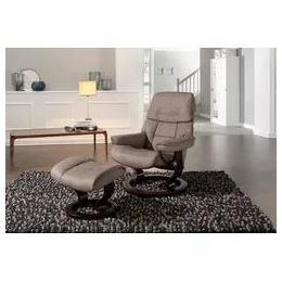 Relaxsessel stressless "Ruby", braun (mole batick), B:88cm H:99cm T:77cm, Leder BATICK: Batick ist ein leicht korrigiertes, durchgef&auml;rbtes und genarbtes M&ouml;belleder, bei dem die meisten Unebenheiten und Spuren in der Regel entfernt wurden. Batick wird mitunter doppelt&ouml;nig gef&auml;rbt, um der Oberfl&auml;che mehr Lebendigkeit zu verleihen. Dank einer sch&uuml;tzenden Oberfl&auml;chenbehandlung lassen sich die meisten 
