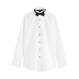 next Set: Hemd und Fliege Herren Gr&ouml;&szlig;e XS/S schwarz / wei&szlig;