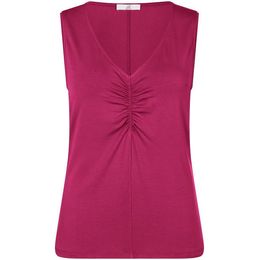 Emilia Lay - Top mit V-Ausschnitt, pink, Gr. 50 / XL
