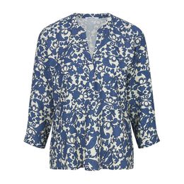 Peter Hahn - Bluse mit V-&Ouml;ffnung, weiss, Gr. 44 / L