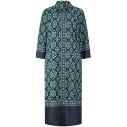 Peter Hahn - Kleid im Hemdblusen-Style, blau, Gr. 38 / S