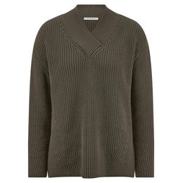 Peter Hahn - V-Pullover, gr&uuml;n, Gr. 40 / M - Baumwolle