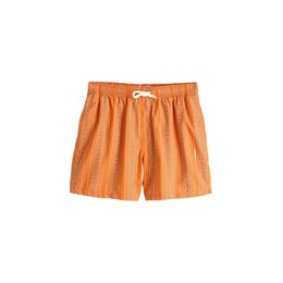 next Badeshorts Herren Gr&ouml;&szlig;e L dunkelgr&uuml;n / orange / pastellorange / offwhite