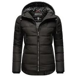 Steppjacke Navahoo "Renesmee", Damen, Gr. XS (34), schwarz, Oberstoff: 100% Polyester. Futter: 100% Polyester. Wattierung: 100% Polyester. &Auml;rmelfutter: 100% Polyester, figurbetont h&uuml;ftlang, hoch geschlossener Ausschnitt, verstellbar Rippstrickb&uuml;ndchen kontrastfarben, Jacken Steppjacke, warm gesteppte Winterjacke mit Kapuze