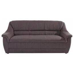 3-Sitzer DOMO collection "Lale formsch&ouml;nes und komfortables Sofa, zeitlos und elegant", braun (schlamm), B:198cm H:88cm T:93cm, Microfaser PRIMABELLE (100% Polyester);Struktur grob (85% Polyester, 15% Polyacryl);Struktur (100% Polyester), Sofas, optimal f&uuml;r kleinere R&auml;ume