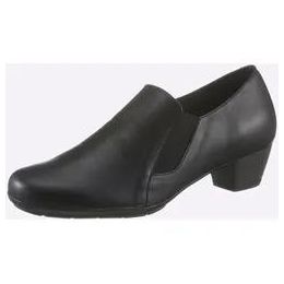 Pumps Casual Looks, Damen, Gr. 38, schwarz, Glattleder, Schuhe Pumps