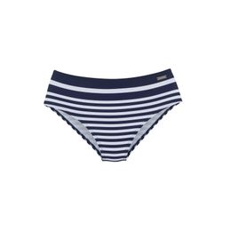 Lascana Damen Bikini-Hose, marine-wei&szlig;, Gr&ouml;&szlig;e 46
