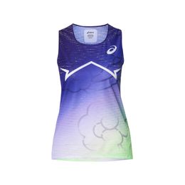 asics Sporttop 'METASPEED' Damen Gr&ouml;&szlig;e XS indigo / hellgr&uuml;n / pflaume / wei&szlig;