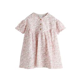 next Dress girl size 104 Olive / Pink / White
