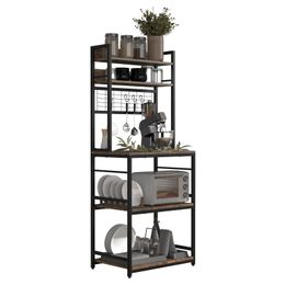 Vcm K&uuml;chenregal Ma&szlig;e ca. H. 150 x B. 60 x T. 40 cm ausreichend Stauraum Regal K&uuml;chenm&ouml;bel - Kolari
