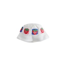 next Hat girl size 48 Dark blue / Green / Red / White