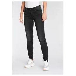 Skinny-fit-Jeans Only "ONLPAOLA &ndash; Extra-eng geschnittene Jeans mit figurformender Silhouette", Damen, Gr. L (40), L&auml;nge 28, grau (grau denim), Denim/Jeans, Obermaterial: 64% Baumwolle, 31% Polyester, 3% Viskose, 2% Elasthan, unifarben, skinny fit, Jeans 5-Pocket-Jeans, skinny fit, modisch, Denim, Baumwollmischung