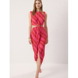 Trendyol Kleid Damen Gr&ouml;&szlig;e 38 dunkelpink / rot Winterkleid