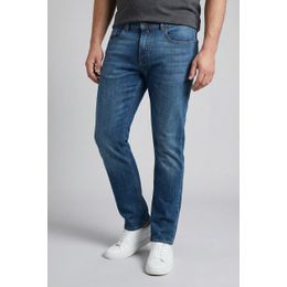 Regular-fit-Jeans Pierre Cardin "PC-Laval", Herren, Gr. 33, L&auml;nge 36, blau (ocean blau fashion), Web, Obermaterial: 81% Baumwolle, 18% Polyester, 1% Elasthan, unifarben, regular fit kn&ouml;chellang, Jeans Regular-fit-Jeans, im Five-Pocket Style