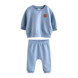 next Jogginganzug Jungen Gr&ouml;&szlig;e 86 hellblau / braun