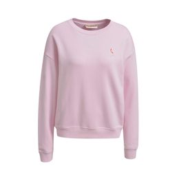 Smith & Soul Sweatshirt SMITH & SOUL, Damen, Gr. L, sugar, Sweatware, Obermaterial: 65% Baumwolle, 35% Polyester, bedruckt, relaxed fit h&uuml;ftbedeckend, Rundhals, Rippb&uuml;ndchen, Sweatshirts Sweatshirt, mit Statement-Print, Relaxed Fit