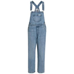 Gina Damen Jeans-Latzhose mit Brusttasche