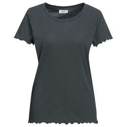 Gina Damen T-Shirt aus Feinripp