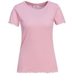 Gina Damen T-Shirt aus Feinripp