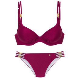 JETTE Set: B&uuml;gel-Bikini 'Giulia' pink Gr. 36 Cup D. Mit B&uuml;gel