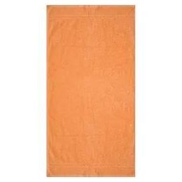 Badet&uuml;cher Dyckhoff "Kristall", orange (terra), B:70cm L:140cm, Frottier, Obermaterial: 100% Baumwolle, Handt&uuml;cher, mit Bord&uuml;ren