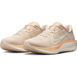 Laufschuh Nike "WMNS QUEST 6", Damen, Gr. 43, pearl wei&szlig;, sail, orange chalk, Textil, Schuhe Laufschuh