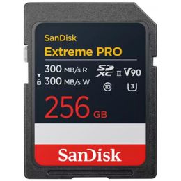 Sandisk SDXC Extreme Pro 256GB 300MB/s V90 UHS-II 2025