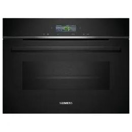 Siemens Backofen mit Mikrowelle "CM724G1B1", schwarz, B:59,4cm H:45,5cm T:54,8cm, Back&ouml;fen, Intuitive Bedienung dank Touch-Navigation & Kochassistent