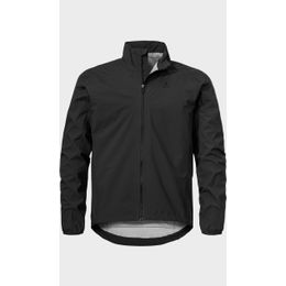 Sch&ouml;ffel Outdoorjacke SCH&Ouml;FFEL "Jacket Style Lurbek MNS", Herren, Gr. 54, 9990, schwarz, Oberstoff: 100% Polyester; (Membran: Thermoplastisches Polyurethan), regular fit, hoch geschlossener Ausschnitt, Jacken Outdoorjacke