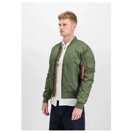 Bomberjacke Alpha Industries "MA-1 VF Vintage Fit 59", Herren, Gr. S, gr&uuml;n (sage, gr&uuml;n), Obermaterial: 100% Nylon; Futter: 100% Nylon; F&uuml;llung: 100% Polyester, Jacken Bomberjacke