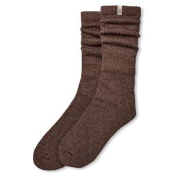 UGG Australia Socken UGG "Tyla Slouchy Crew II", M&auml;dchen, allspice, braun, Materialmix, meliert, elastisch, Socken Socken, Stricksocken Regular fit mit Slouchy Schaft